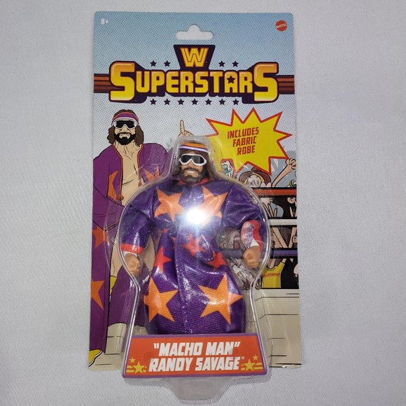 WWE | Toys | Wwf Wrestling Superstars Macho Man Randy Savage 222 Wrestling Action Figure New ...